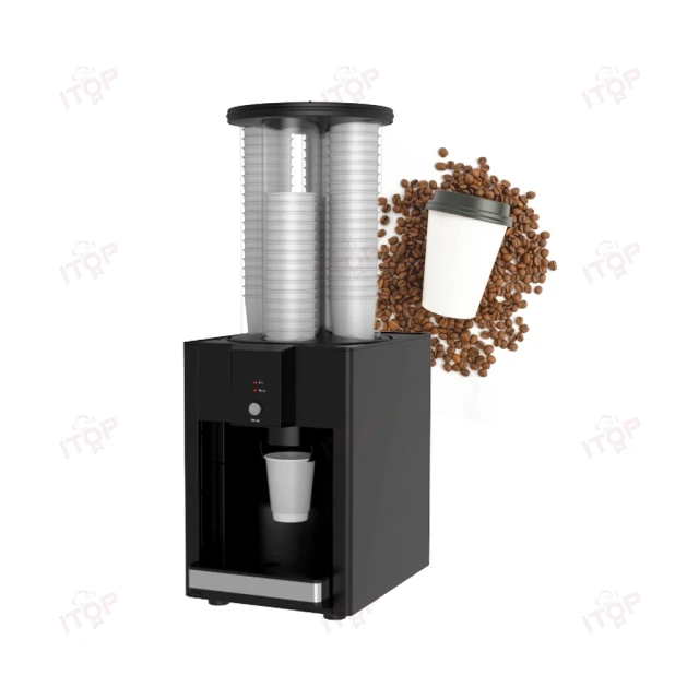 Countertop Disposable Plastic Paper Cup Beverage Coffee Cup Dispenser ...