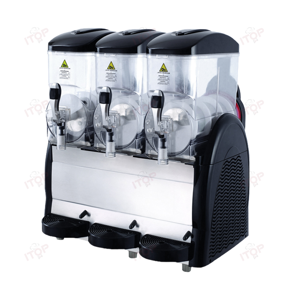 Commercial 3 Tanks 36L Slush Machine Frozen Drink Margarita Slushy Maker