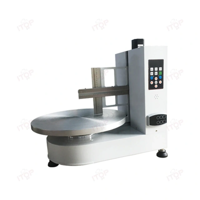 Commercial Automatic Cream Cake Coating Smoothing Icing Smoother Machine