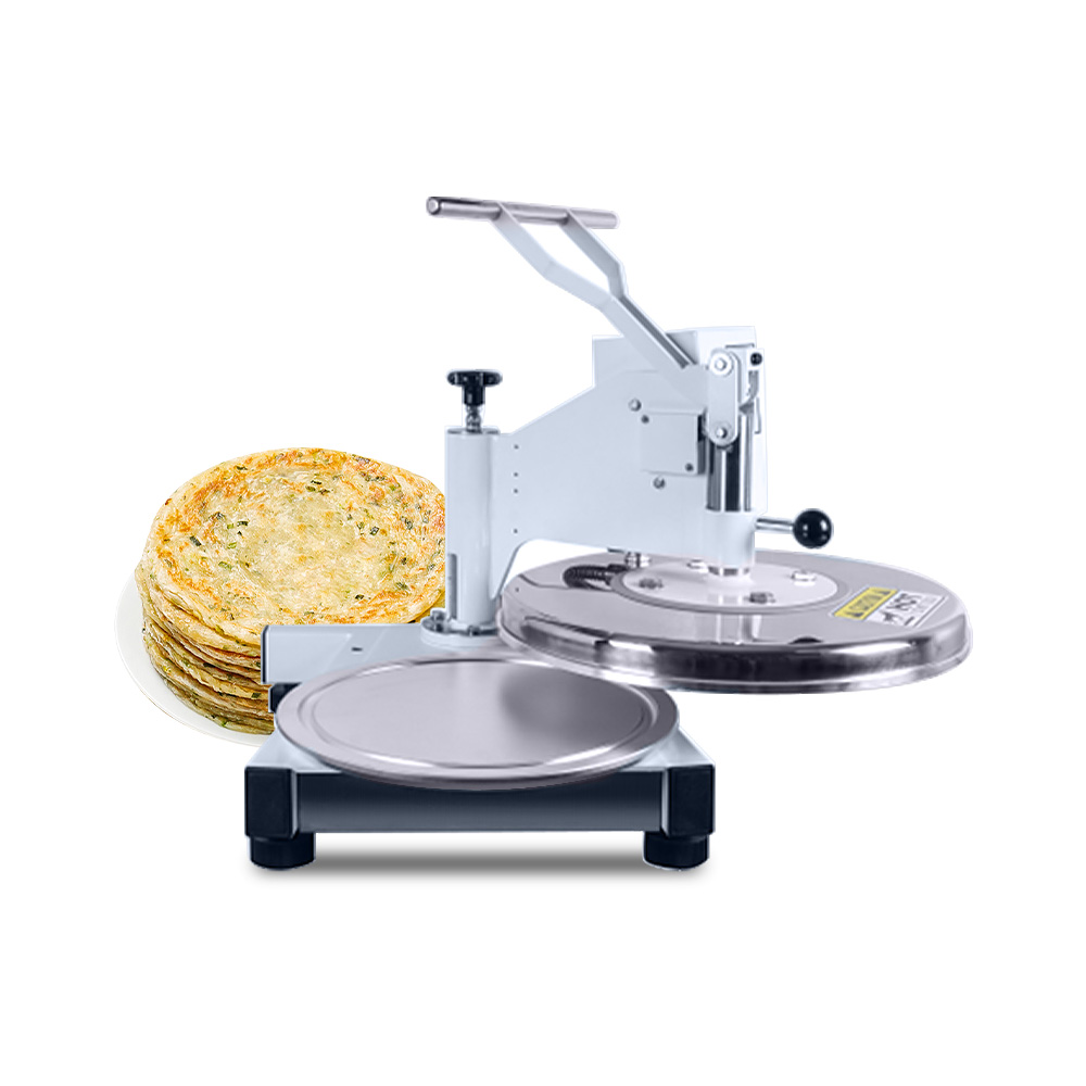 Commercial Dough Hand Pressing Machine 18 Inch Pizza Dough Flattener