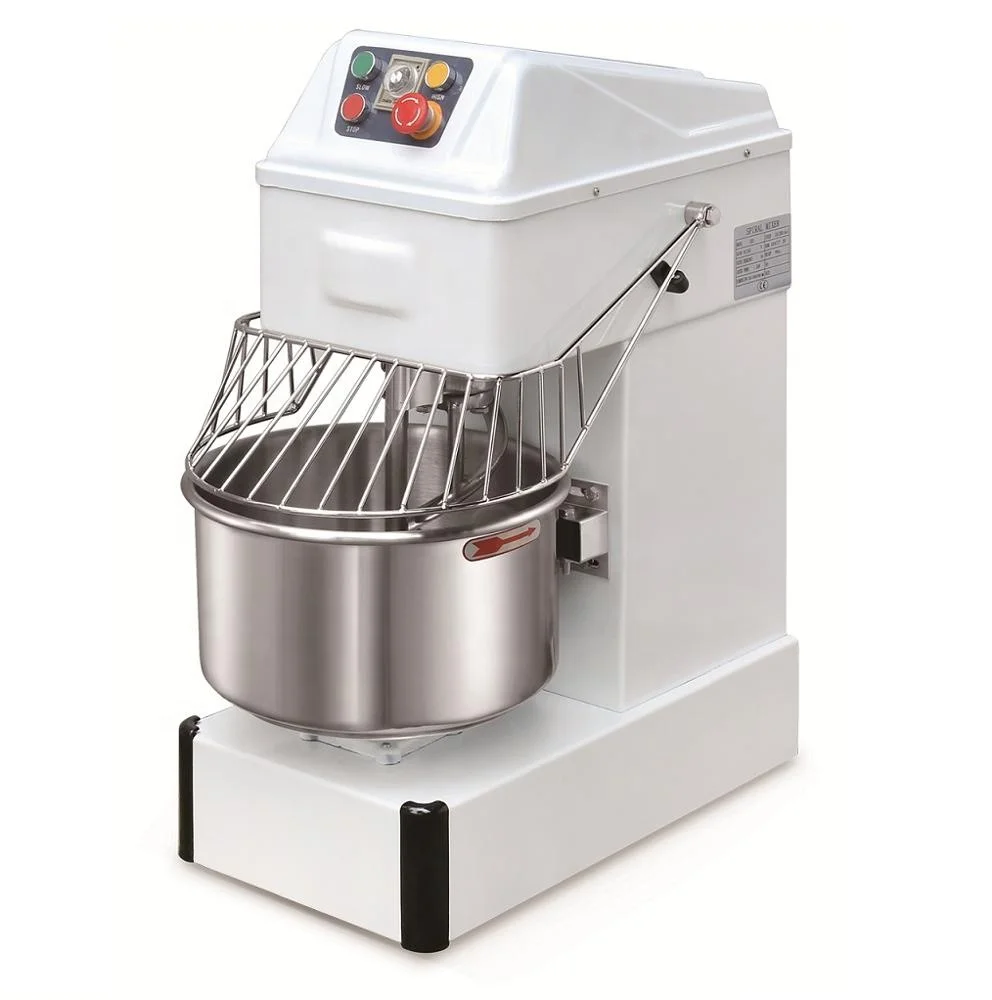 Double Speed Commercial Spiral Dough Mixer Electric Dough Kneading Machine
