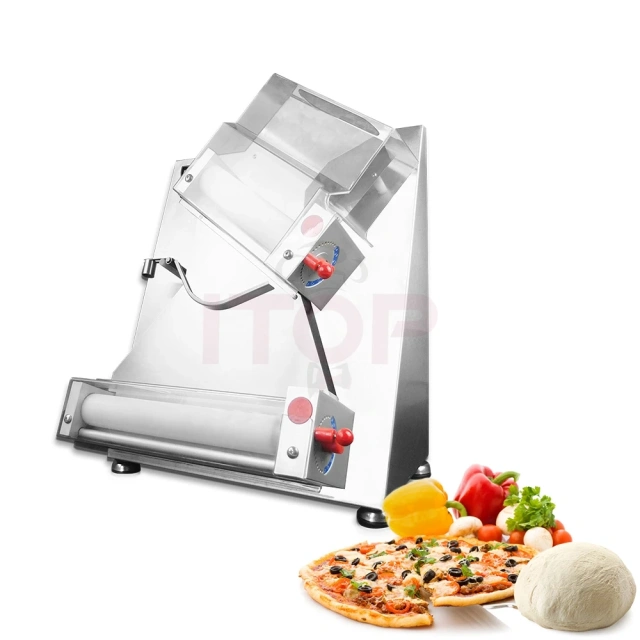 Commercial Electric Pizza Dough Roller Machine Flatten Round Dough ...