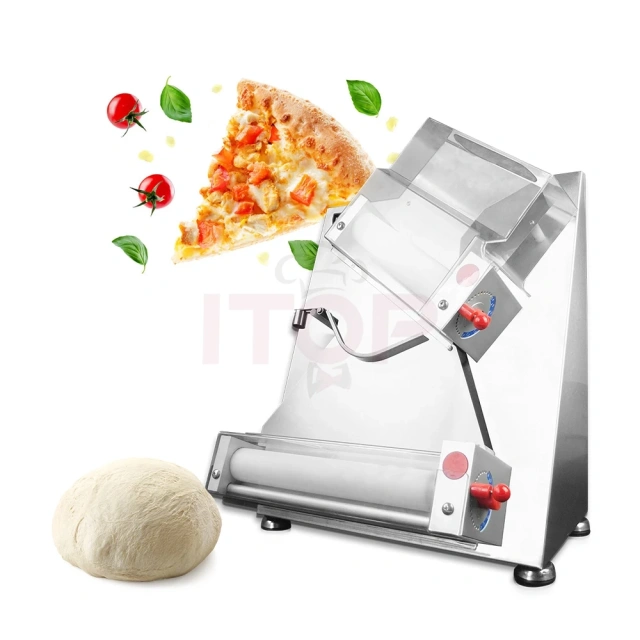 Commercial Electric Pizza Dough Roller Machine Flatten Round Dough ...