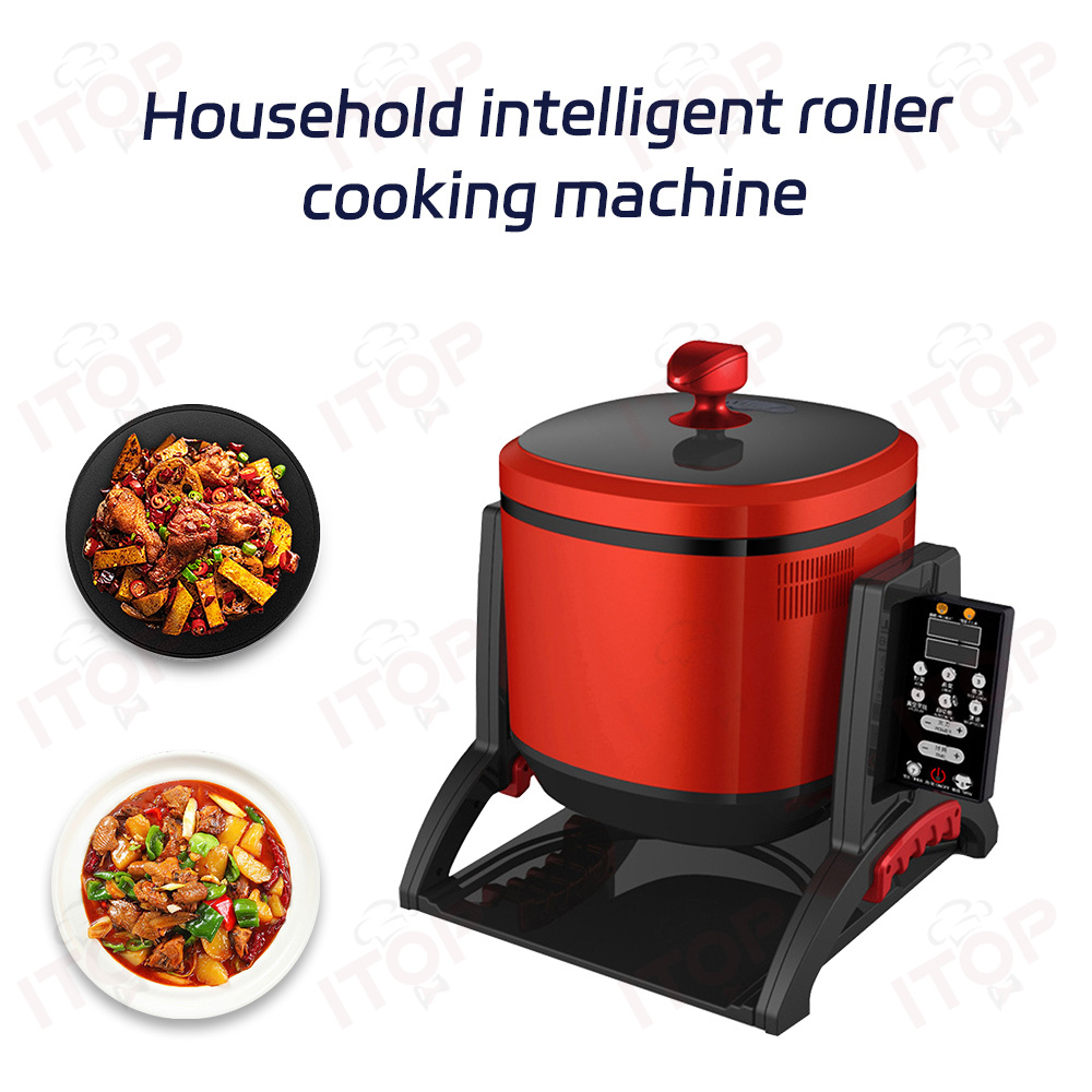 Non-Stick Coating Drum Intelligent Automatic Cooking Robot 6 Liters ...