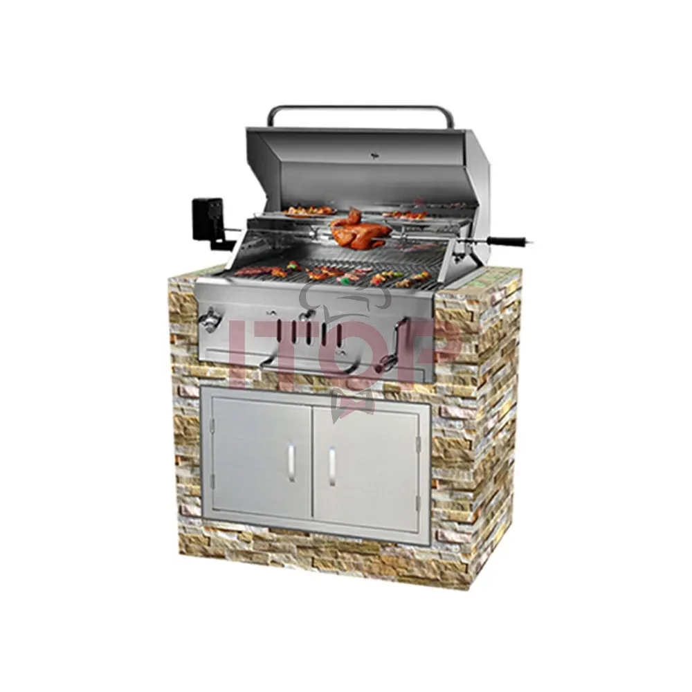 Large Outdoor Portable Camping Tabletop Full 304 Stainless Steel Built ...