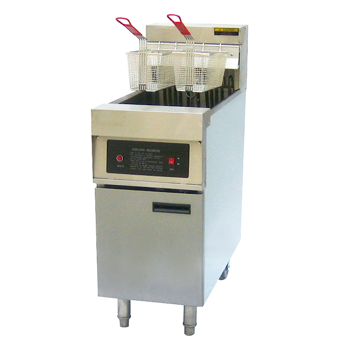 Fast Food Equipment Commercial Kfc Chicken Deep Fryer Lidless Open ...