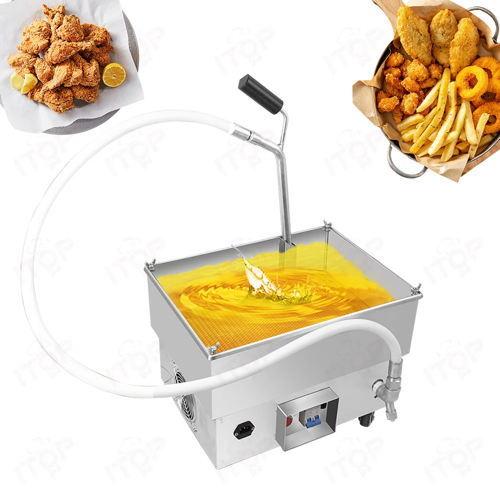 Oil Cleaning Equipment Cooking Oil Filter Machine for Deep Fryer Oil Filter