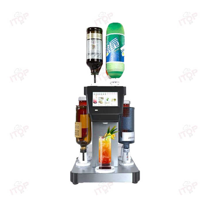 8 Bottle Seats Cocktail Drinking Machine Automatic Drinks Bartender ...