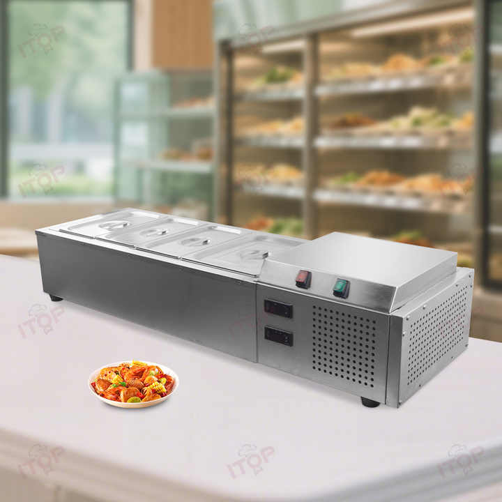 Commercial Tabletop Two Modes Cooling and Heating Electric Stainless ...