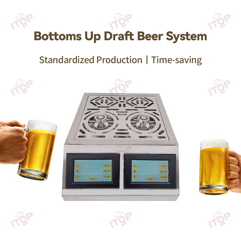 2-nozzle Beer Tap Dispenser Bottoms Up Beer Dispenser Draughtbeer ...