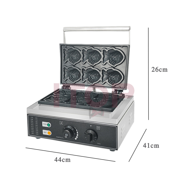 Ce Automatic Electric Commercial Japanese Taiyaki Fish Shape Waffle ...