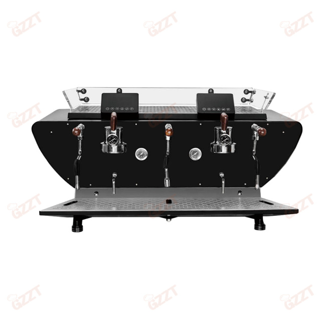 Dual Head Coffee Maker Commercial Cafe Semi-automatic 2 Groups Multi ...