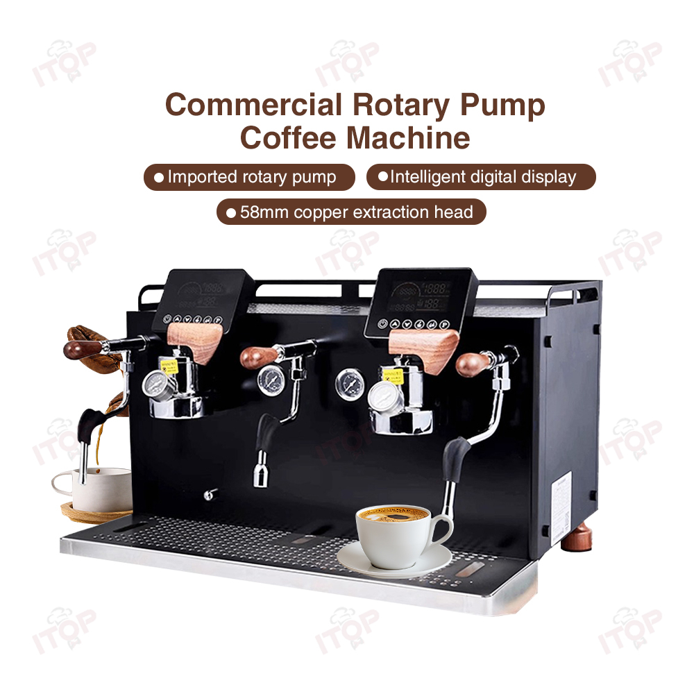 Commercial Electric Espresso Coffee Machine 3-boiler System 9bar 2 ...