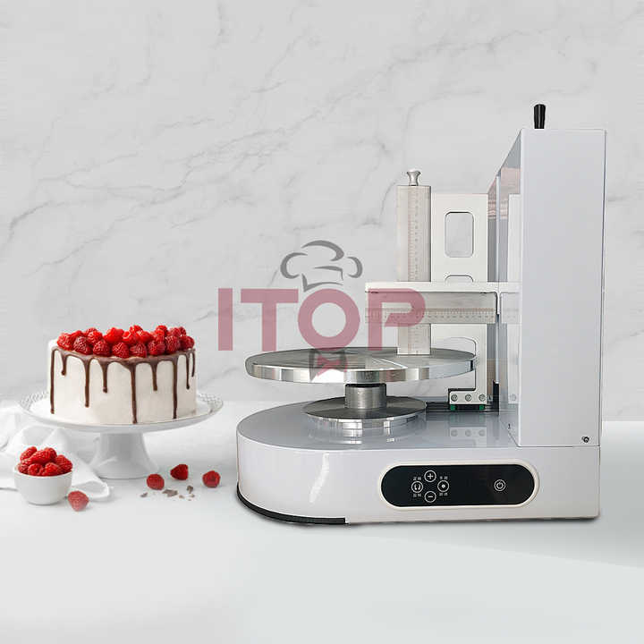 Cake Coating Machine Lazy Baking Equipment Smearing Cream Birthday Cake ...