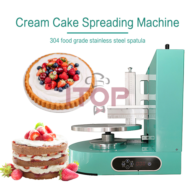Cake Coating Machine Lazy Baking Equipment Smearing Cream Birthday Cake ...