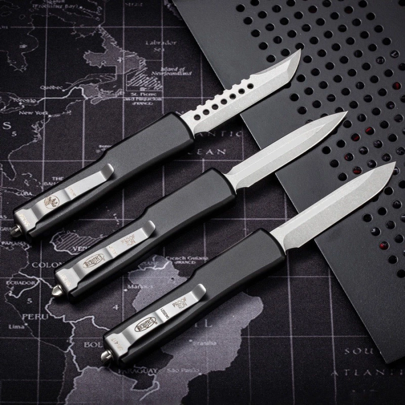 Mini MT Custom Knives UTX-70 OTF AUTO Knife 2.4" D2 Blade, Aviation ...