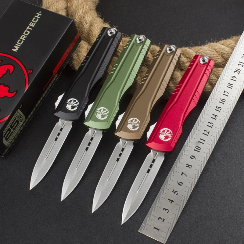 MT Combat Troodon Gen II AUTO OTF Knife 2.95" D2 Double Edge Dagger ...