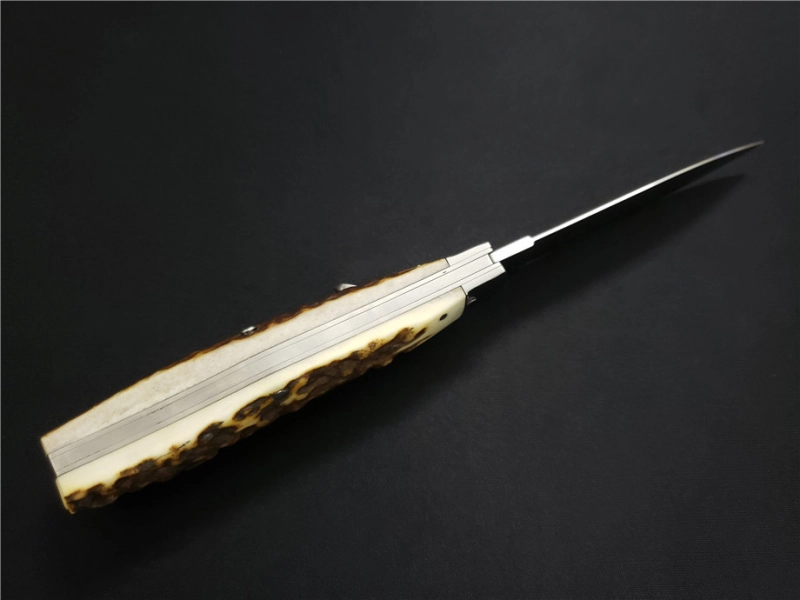 Italy Classical 9'' AKC Horizontal Single Action OTF AUTO Knife 3.54 ...