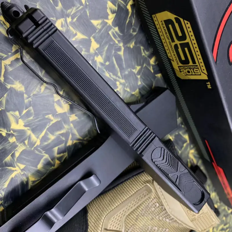 MT Scarab II D/E OTF AUTO Knife 3.89" M390 Blade, Black Aviation ...