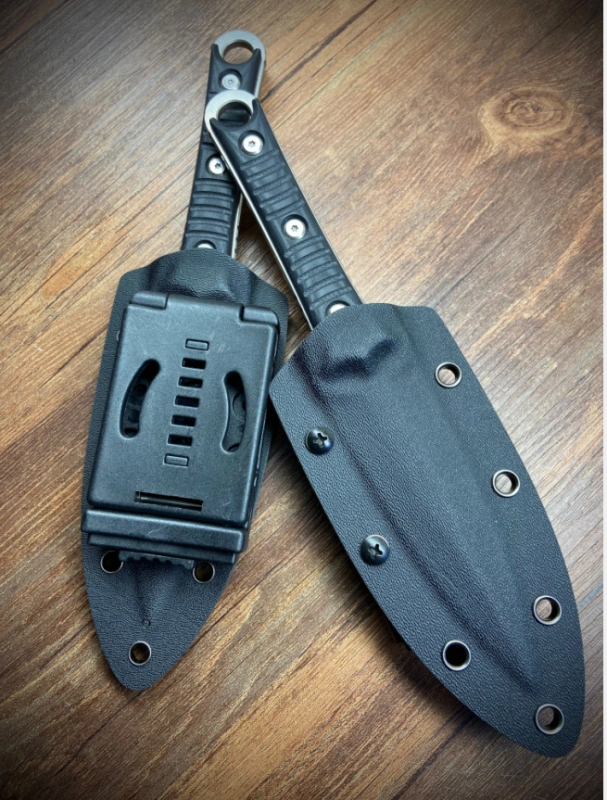MT/Borka Blades SBD Fixed Blade Knife 4.33" M390 Dagger Blade, Milled ...