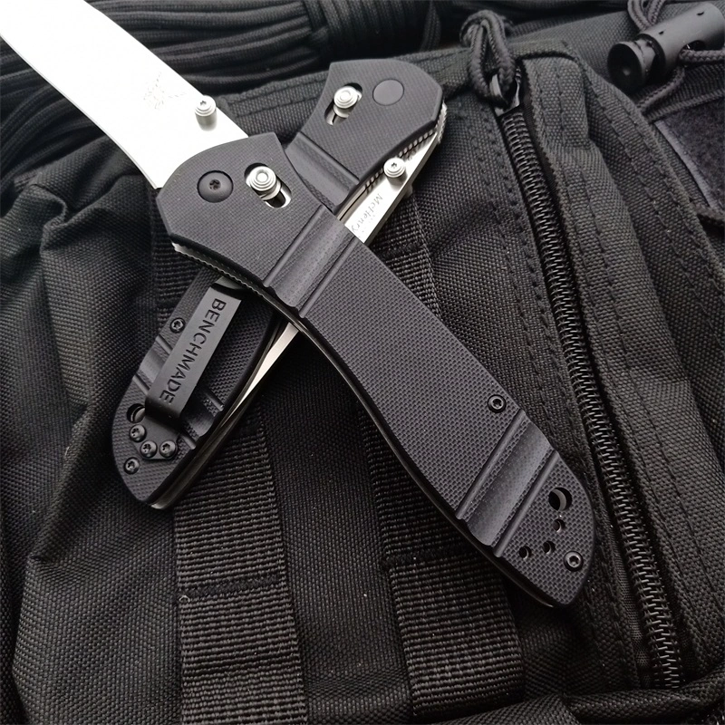 BM 710FE-2 Seven | Ten Axis Folding Knife 3.93" GB-D2 Drop Point Blade ...