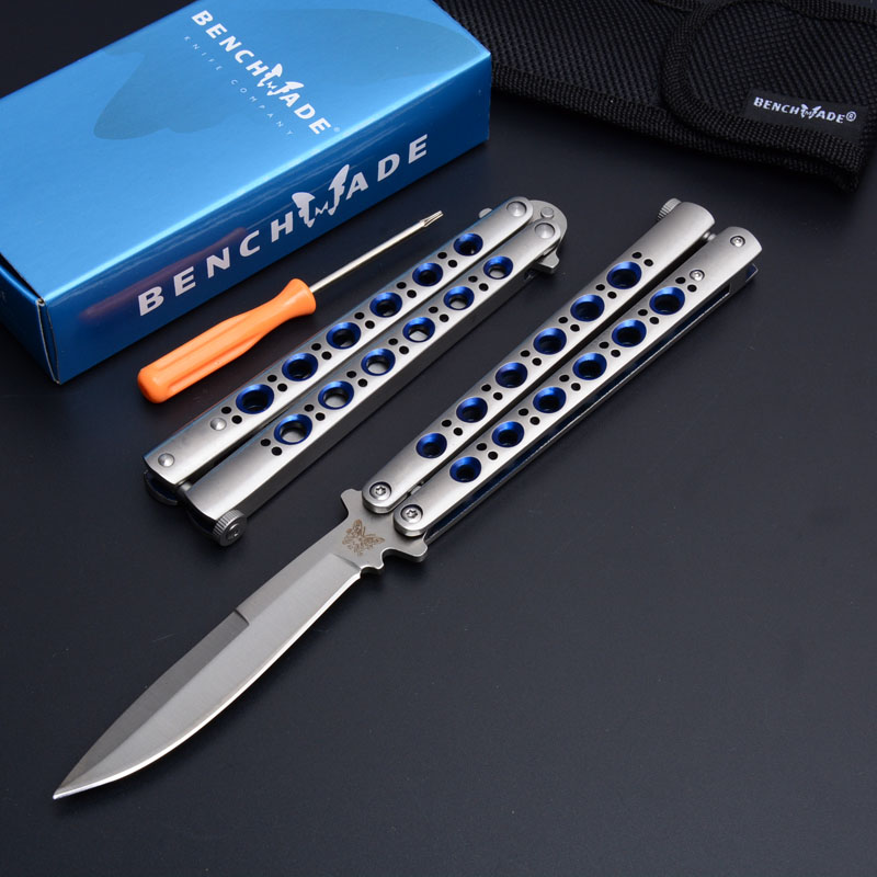 BM Balisong Butterfly Folding Knife 3.74″ 440C
