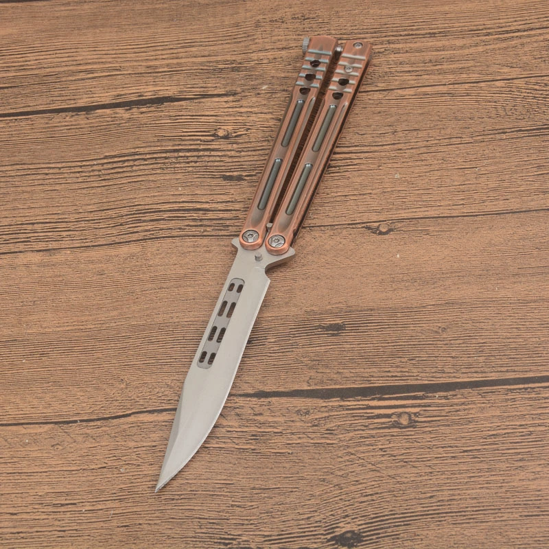 BM Balisong Butterfly Knife 4.6" 440C Drop Point Blade, 420 Stainless ...