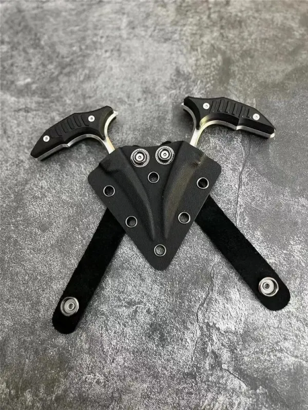 2PC/Set Claw karambit Tactical Fixed Blade Knife