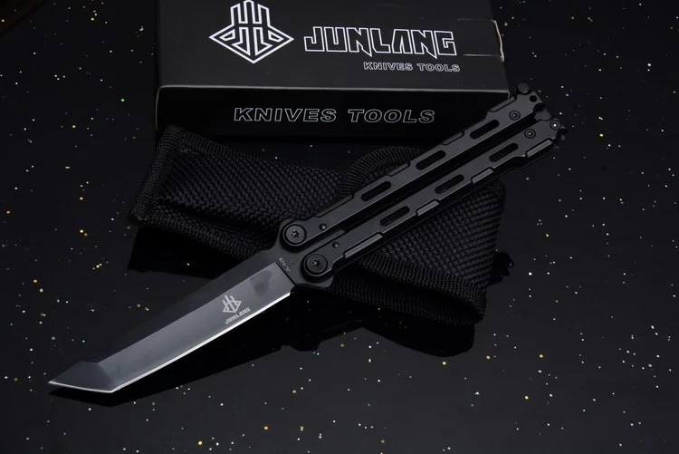 Theone JL Free-swinging Knife 420 blade Jilt Knives EDC Tools
