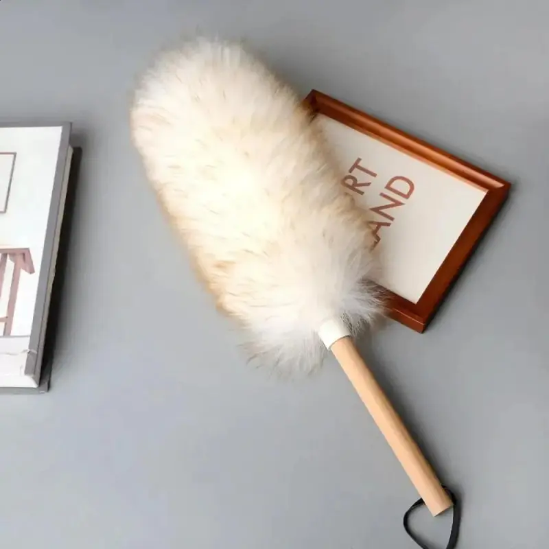 Wool Duster Household Cleaning Dust Brush Car Sweeping Home Daily Use ...