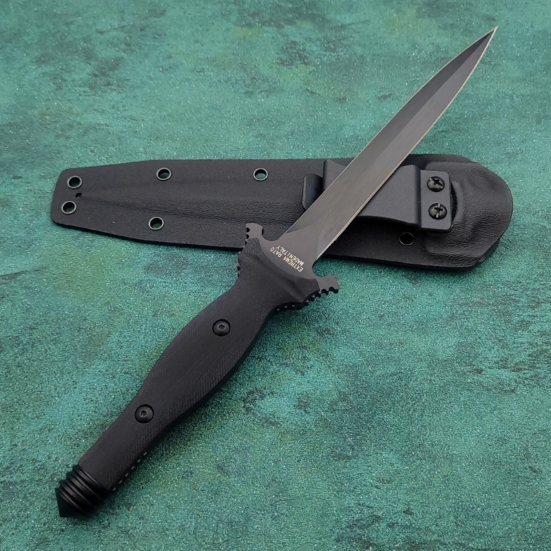 Extrema Ratio Suppressor Dagger 6.89" Black N690 Double Edge Blade, G10 ...