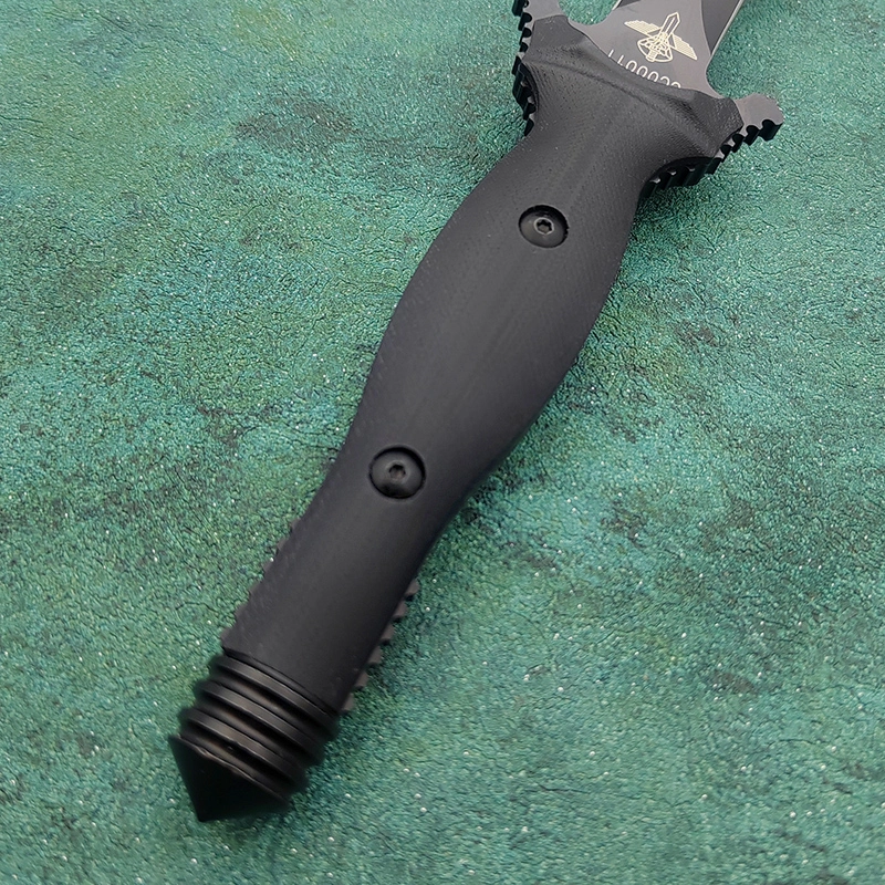 Extrema Ratio Suppressor Dagger 6.89" Black N690 Double Edge Blade, G10 ...