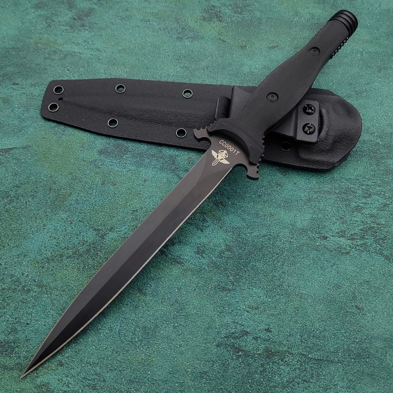 Extrema Ratio Suppressor Dagger 6.89" Black N690 Double Edge Blade, G10 ...