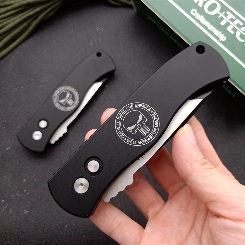 Pro-Tech Emerson CQC7 Tactical AUTO Folding Knife 3.27" 154-CM DLC ...
