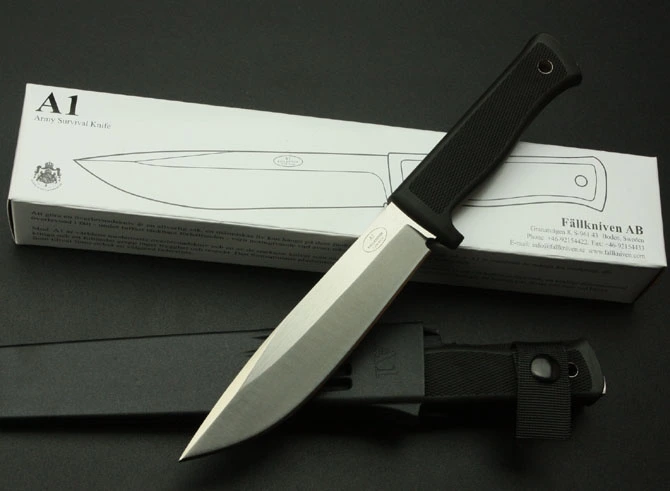 A1 Survival Fixed Blade Knife 6.1" Satin 8Cr13 Blade, Zytel Handle and ...