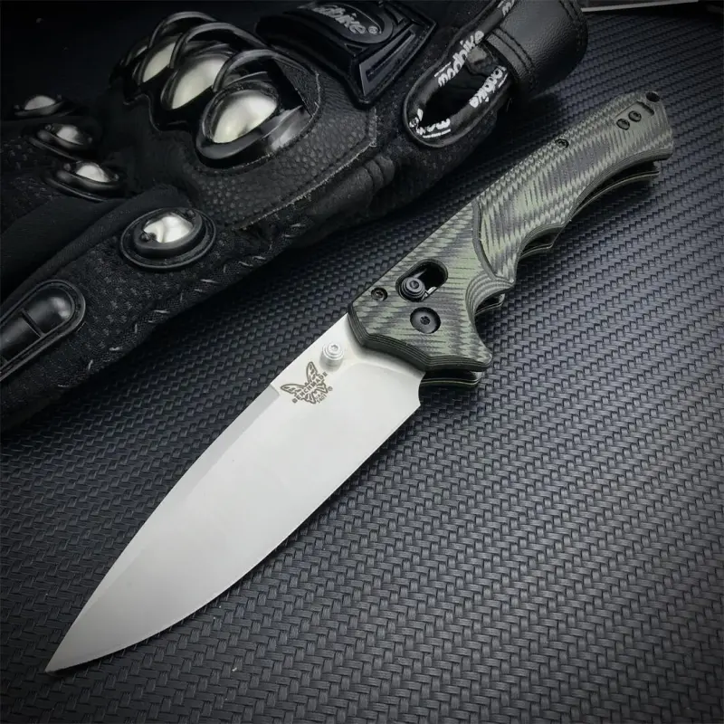 BM 615 RUKUS Folding Blade Knife 3.54" S30V Drop Point, G10 Handles ...