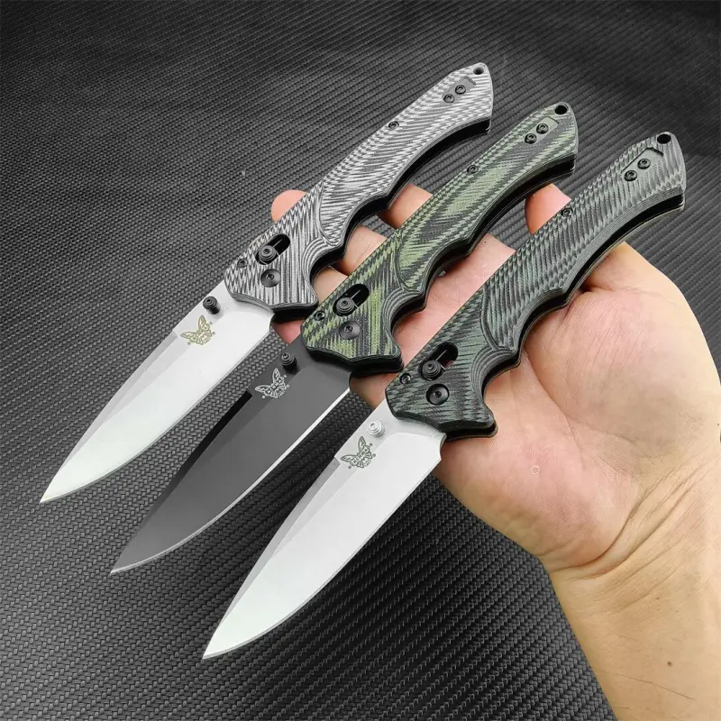 BM 615 RUKUS Folding Blade Knife 3.54" S30V Drop Point, G10 Handles ...
