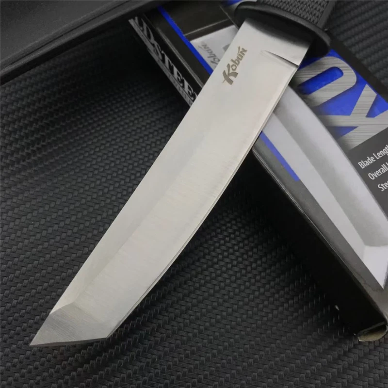 Cold Steel 17T Kobun Boot Knife Fixed 4.72" AUS-8A Tanto Plain Blade ...