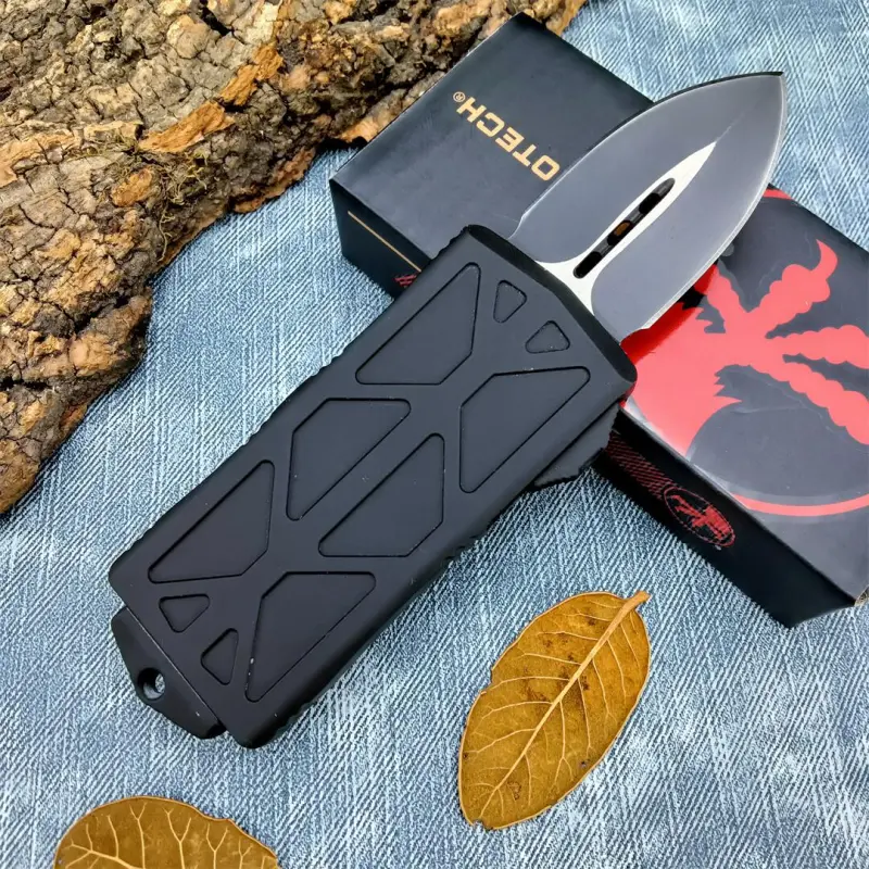 MT Mini Exocet Money Clip OTF AUTO Knife 1.96" 440 Blade, Zinc Aluminum ...