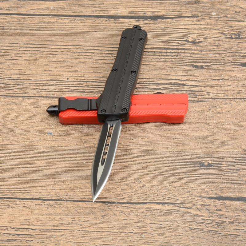 MT Mini Troodon AUTO OTF Knife 2.76" 440 Double Edge Blade, Zinc ...