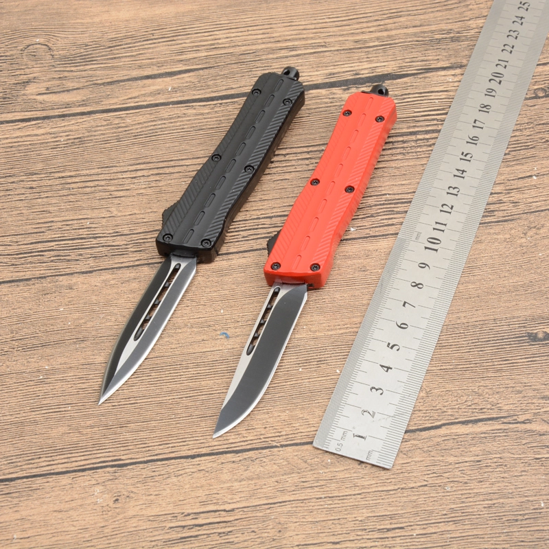 MT Mini Troodon AUTO OTF Knife 2.76" 440 Double Edge Blade, Zinc ...