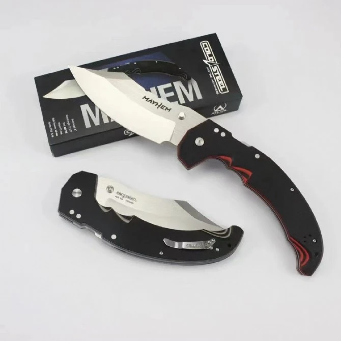 Cold Steel Mayhem ATLAS Lock Folding Knife 5.91" S35VN Blade, Black ...