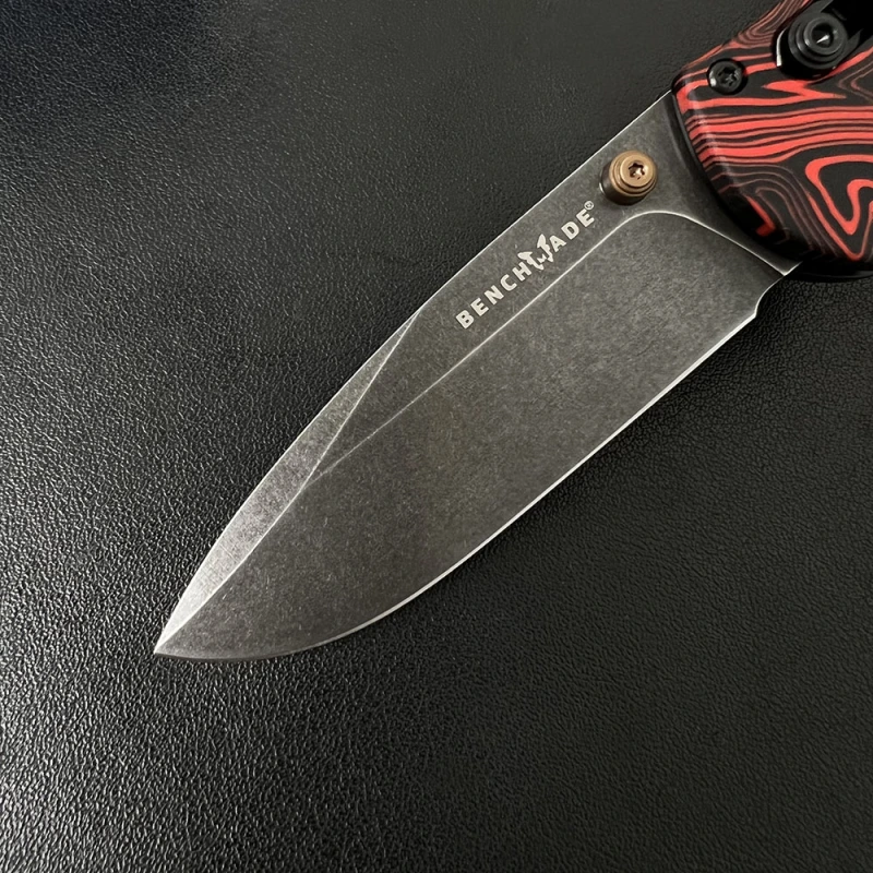 BM 585BK-251 Gold Class Mini Barrage AXISFolding Knife 2.95" S90V Black ...
