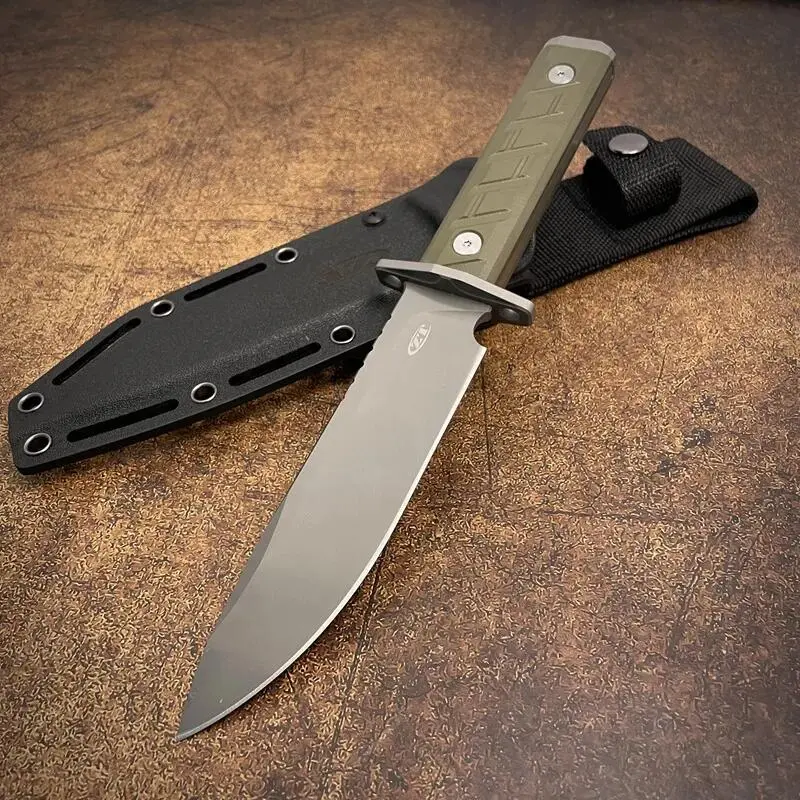 ZT 0006 Fixed Blade Knife, 5.35" CPM-3V Bead Blasted Clip Point, G10 ...