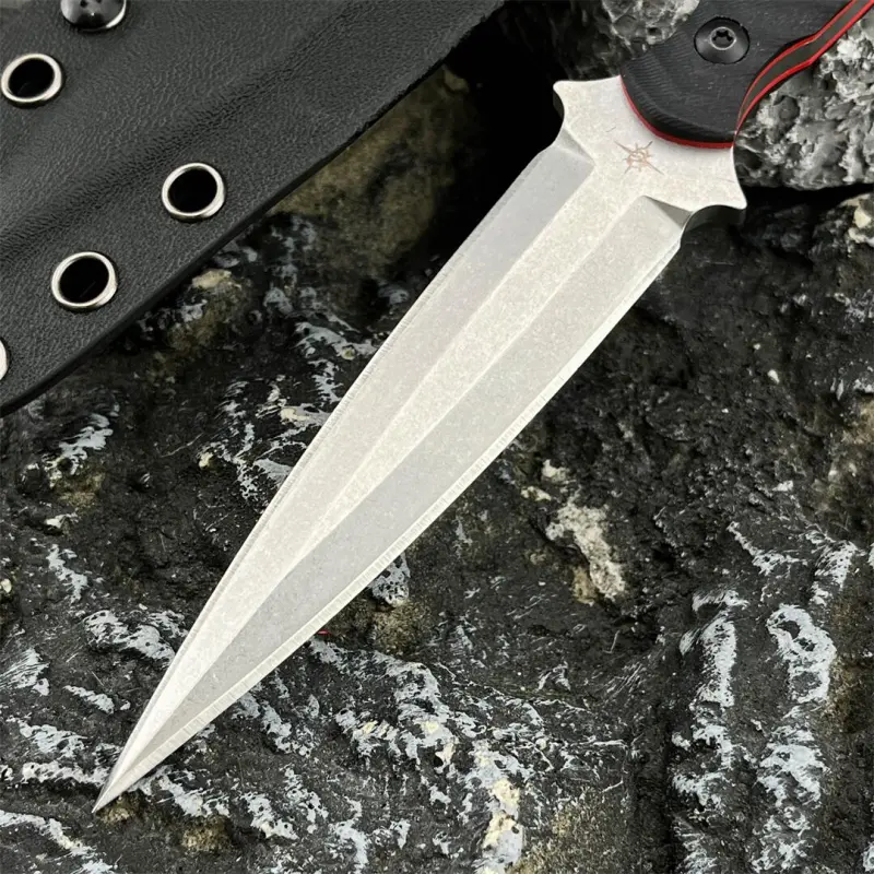 Toor Knives Specter J Fixed Blade Knife 3.94" CPM-M4 Double Edge Dagger ...