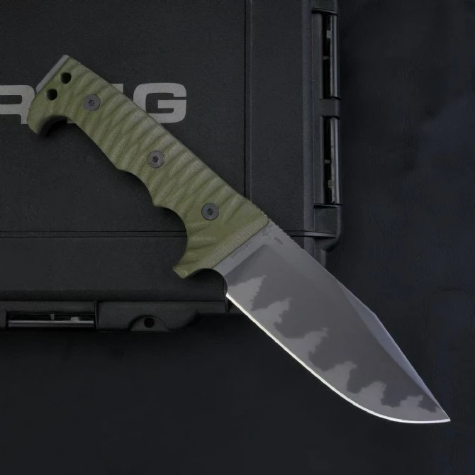 Miller Bros.BIsdes M-8 Fixed Blade Knife 5.12" Z-WEAR Drop Blade, G10 ...