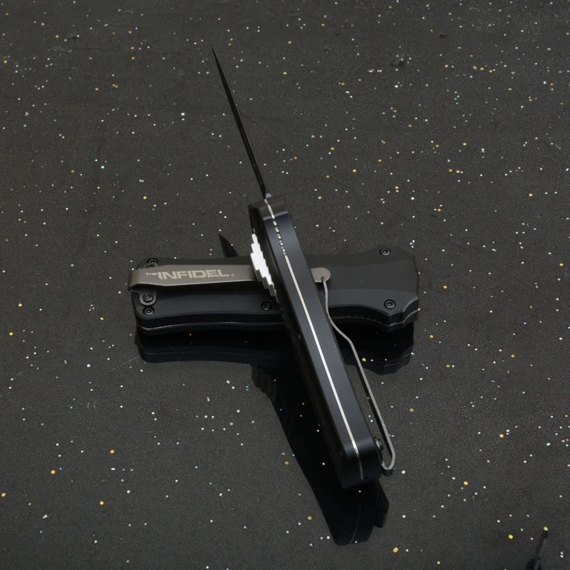 BM Mini-Infidel 3350 Dagger AUTO OTF Knife 3.07" S30V Double Edge Blade ...