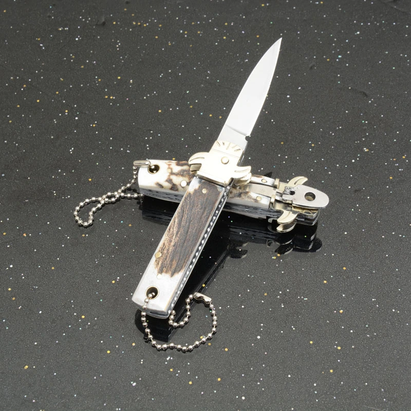 Italy AKC Leverletto By Bill DeShivs OTF AUTO Knife 2.44'' D2 Steel ...