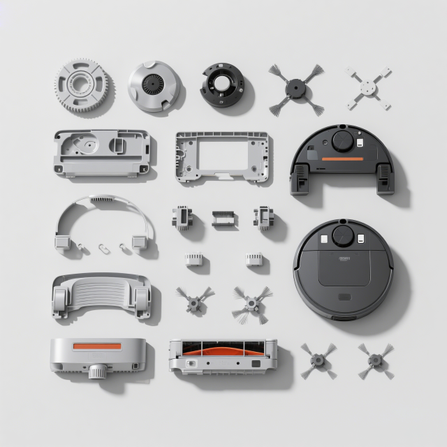 Components of sweeping robots