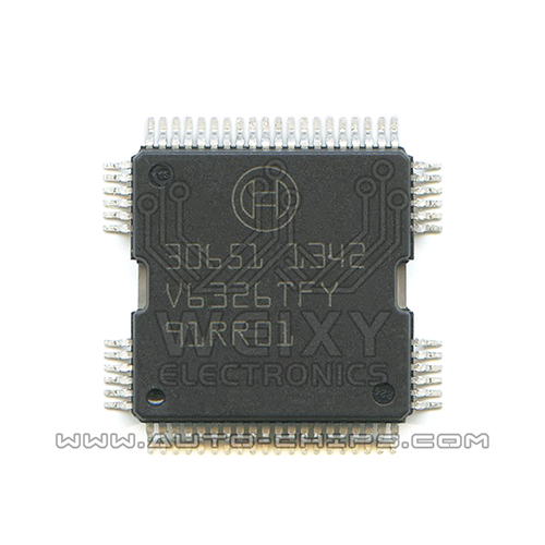 30651 commonly used vulnerable fuel injection driver chip for BOSCH ECU